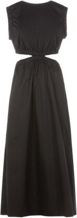 Saison 1865 Robe Cut-out en coton m&eacute;lang&eacute;