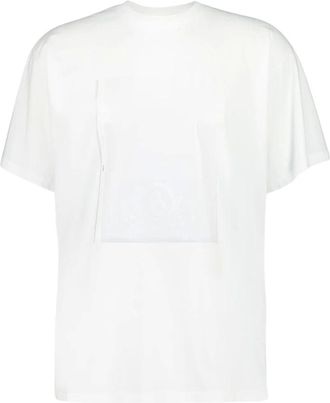 Maison Margiela Homme, Tops, Blanc, Taille: L T-Shirt Graphique