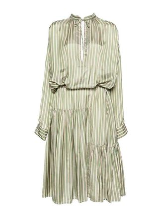Dries Van Noten Maxikleid - Grau