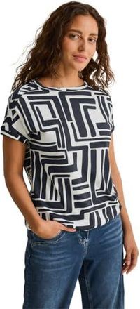 Cecil T-Shirt pour Femme, Bleu Universel, M