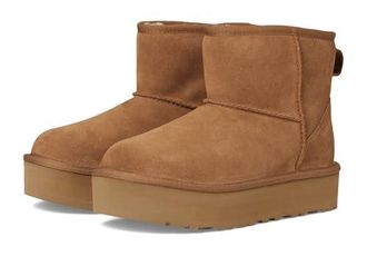 UGG Classic Mini Platform, Botte tendance, CHESTNUT