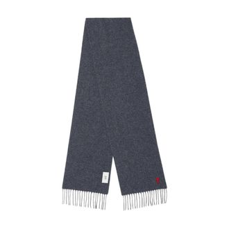 Ami Quota Scarf - - Accessories - Herren - Grau - ONE SIZE