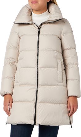 Geox Woman W CAMEI DOWNJACKETS SILVER GRAY 40_IT