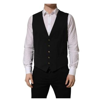 Dolce & Gabbana Weste - - Suits - Herren - Schwarzk - XS