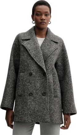 Max Mara Femme, Manteaux, Gris, Taille: 40 FR Obliqua Coat