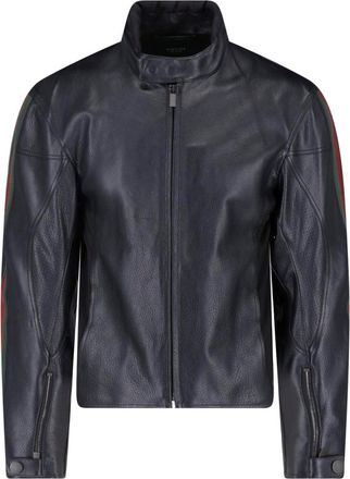 Gucci Biker Jacket In Leather