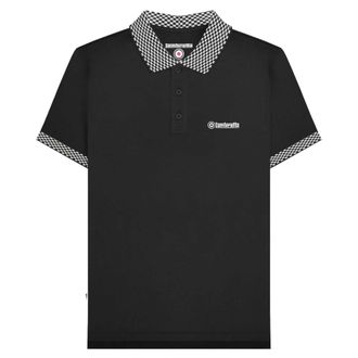 Lambretta SS25 Poloshirt f&uuml;r Herren (Schwarz)
