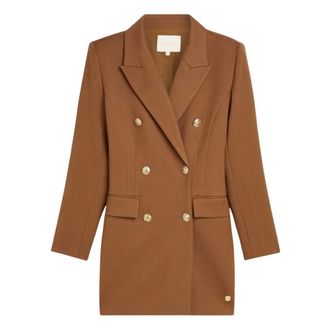 JOSH V Robe Blazer Ajust&eacute;e Sidy - Femme - Robes - Brun - Taille: 38 FR