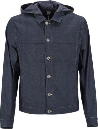 Colmar Homme, Vestes, Bleu, Taille: XL Veste en jean &agrave; capuche amovible