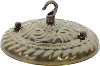 Artibetter Deckenabdeckplatte Für Pendelleuchte Vintage-stil Kronleuchterbaldachin Mit Eisenrahmen Und Dehnschraube Für Bequeme Installation Sowie Stabile Befest