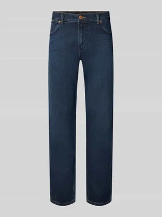 Wrangler Straight Fit Jeans aus Baumwoll-Mix Modell Greensboro