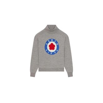 Kenzo Target Rollkragenpullover - - Knitwear - Herren - Grau - S
