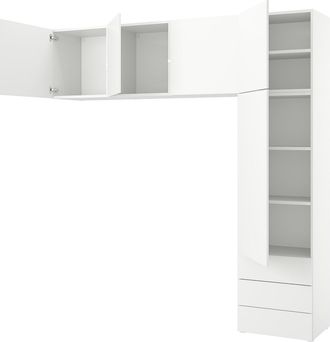 IKEA PLATSA Kleiderschr m 5 Türen+3 Schubl