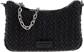 Emporio Armani Gesteppte Schultertasche - Schwarz