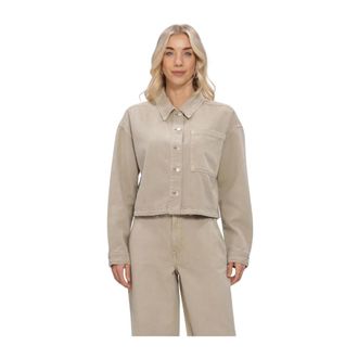Moss Copenhagen Damen, Jacken, Beige, M/LGr&ouml;&szlig;e