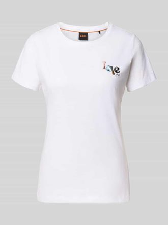 Boss Orange by Hugo Boss Regular Fit T-Shirt aus reiner Baumwolle Modell E_ELOVE_5