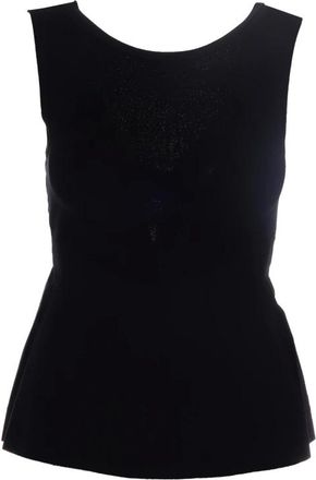 Liu Jo Femme, Tops, Noir, Taille: 36 FR Bow-back Top