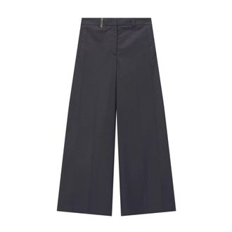 PESERICO Wide Hosen - - Trousers - Damen - Schwarzk - S