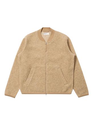 Universal Works zip-up bomber jacket - Tons neutres