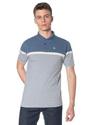 Merc of London Homme Clarence Polo Shirt, Slate Blue, S EU