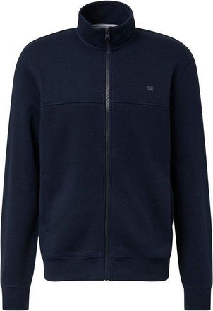 s.Oliver Sweatjacke Sweatshirt Jacke Sweatjacke mit Stehkragen und Eingrifftaschen