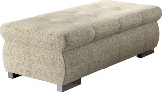 Mirjan24 Polsterhocker Sitzbank Orkan gro&szlig; Hocker Sitzhocker Modern Pouf Fu&szlig;bank Sitzm&ouml;bel 120x60 (Corbett 21)
