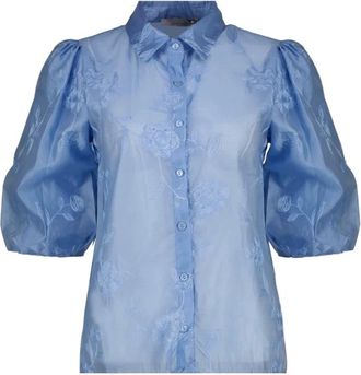 Am&eacute;lie & Am&eacute;lie Femme, Blouses et Chemises, Bleu, Taille: 38 FR Claudia Blouse