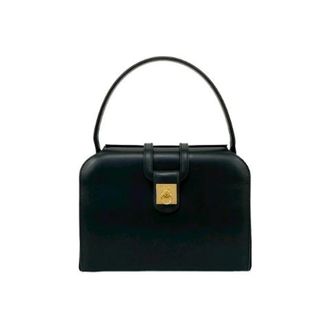 Celine Sac &agrave; main doccasion en cuir de veau - Femme - Pre-owned - Noir - Taille: ONE Size
