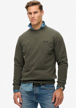 Superdry Sweatshirt ESSENTIAL LOGO CREW SWEATSHIRT Baumwollmischung, loose fit