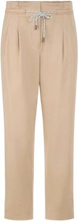 Marc Cain Damen Stoffhose aus Baumwollmix