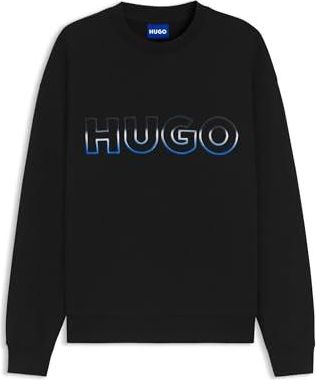 HUGO BOSS Hommes Nogocrew Sweat en Molleton de Coton avec Logo ombr&eacute; brod&eacute;