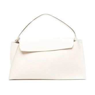 STUDIO NICHOLSON Femme, Sacs, Blanc, Taille: ONE Size Sac Bandouli&egrave;re Pli&eacute;e