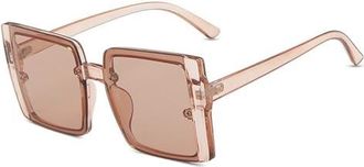 Generic Lunettes De Soleil Carr&eacute;es &Agrave; Grande Monture For Femmes, Plein Air For Hommes, Sport Et Vacances(Clear)