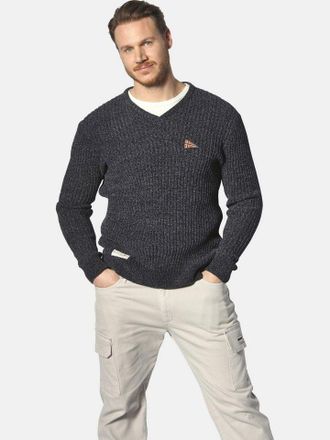 Jan Vanderstorm Strickpullover RONAI im Beanie-Style