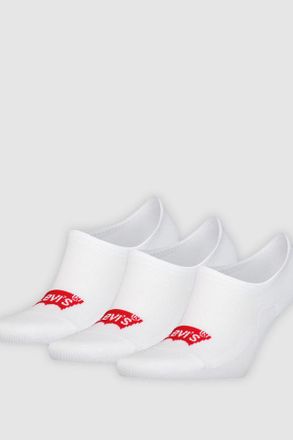 Levi's Chaussettes Hautes Batwing Lot De 3 - Homme - Blanc / White - 35