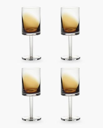Serax White Wine Glass Amber Zuma (set 4 Pcs)