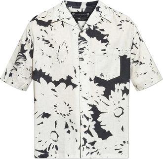 AllSaints Homme, Chemises, Gris, Taille: S Girona Shirt