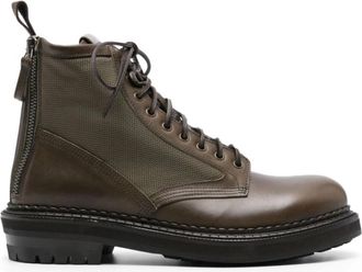 Buttero Cargo Ankle Boots mit Schn&uuml;rung - - Shoes - Herren - Gr&uuml;n - 41 EU