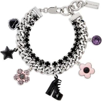 Marc Jacobs The Mini Icon Armband mit Anhänger - Silber