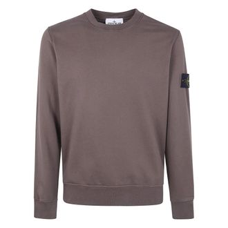 Stone Island Homme, Sweatshirts et sweats &agrave; capuche, Brun, Taille: 2XL SweaT-shirt ras du cou