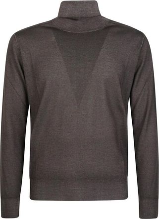 Altea Homme, Pulls, Brun, Taille: L Confortable Turtle Neck Pull
