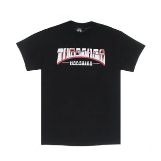 Thrasher Firme Logo Tee - Schwarzes Streetwear - - Tops - Herren - Schwarzk - XL
