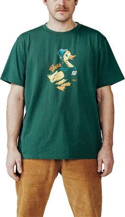 THE DUDES The Dudes Herren T-Shirt Fduck Bottle Green XL