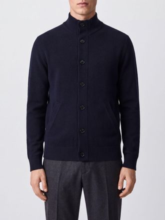 Brioni Stehkragen-Cardigan aus reinem Kaschmir mit Knopfverschluss