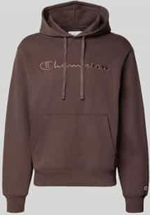 Champion Relaxed Fit Hoodie aus Baumwoll-Mix mit Label-Stitching