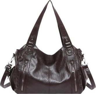 Generic Sac fourre-tout de grande capacité - Sac décontracté réglable, sac à bandoulière pour femmes, sac décontracté en cuir PU, sac de travail élégant pour 