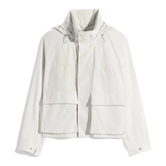 Christophe Lemaire Femme, Vestes, Blanc, Taille: M Parka de pluie courte