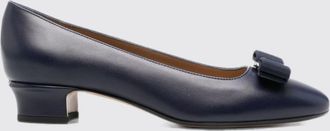 Ferragamo Vara-Pumps von aus Kalbsleder mit Schleife und runder Kappe