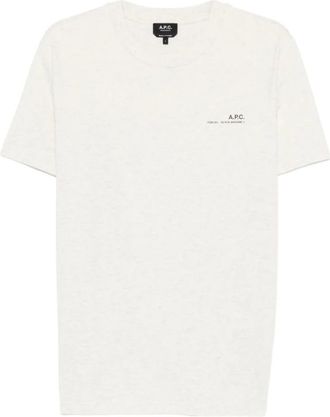 A.P.C. A.p.c., Homme, Tops, Beige, Taille: XL Cohbo M26404 T-shirt