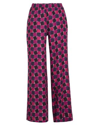 8 by YOOX PRINTED LINEN PULL-ON PANTS